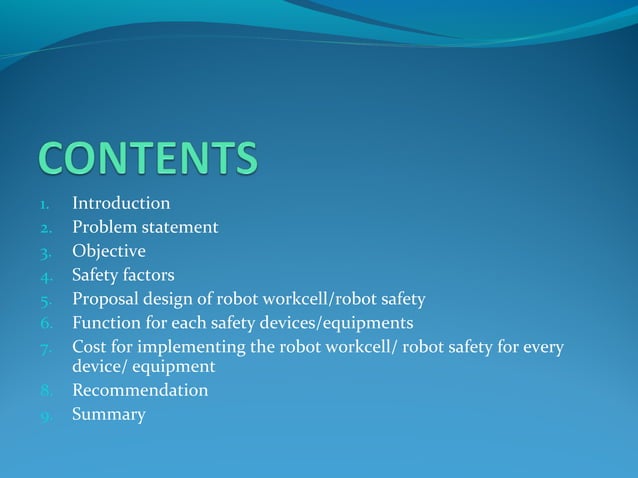 Robot Safety Workcell | PPT | Robotics | Technology & Computing