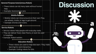 Robots Presentation - A small powerpoint presentation to show brief ...