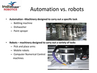 Robots and its type | PPTX