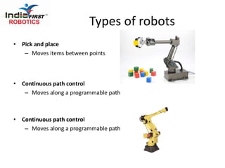 Robots and its type | PPTX