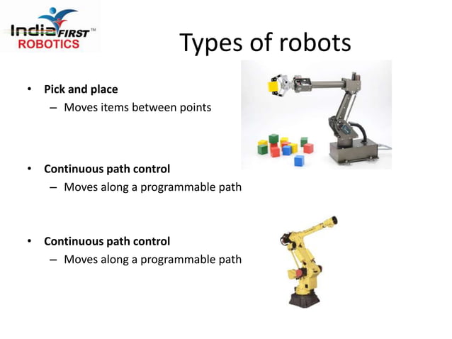 Robots and its type | PPTX