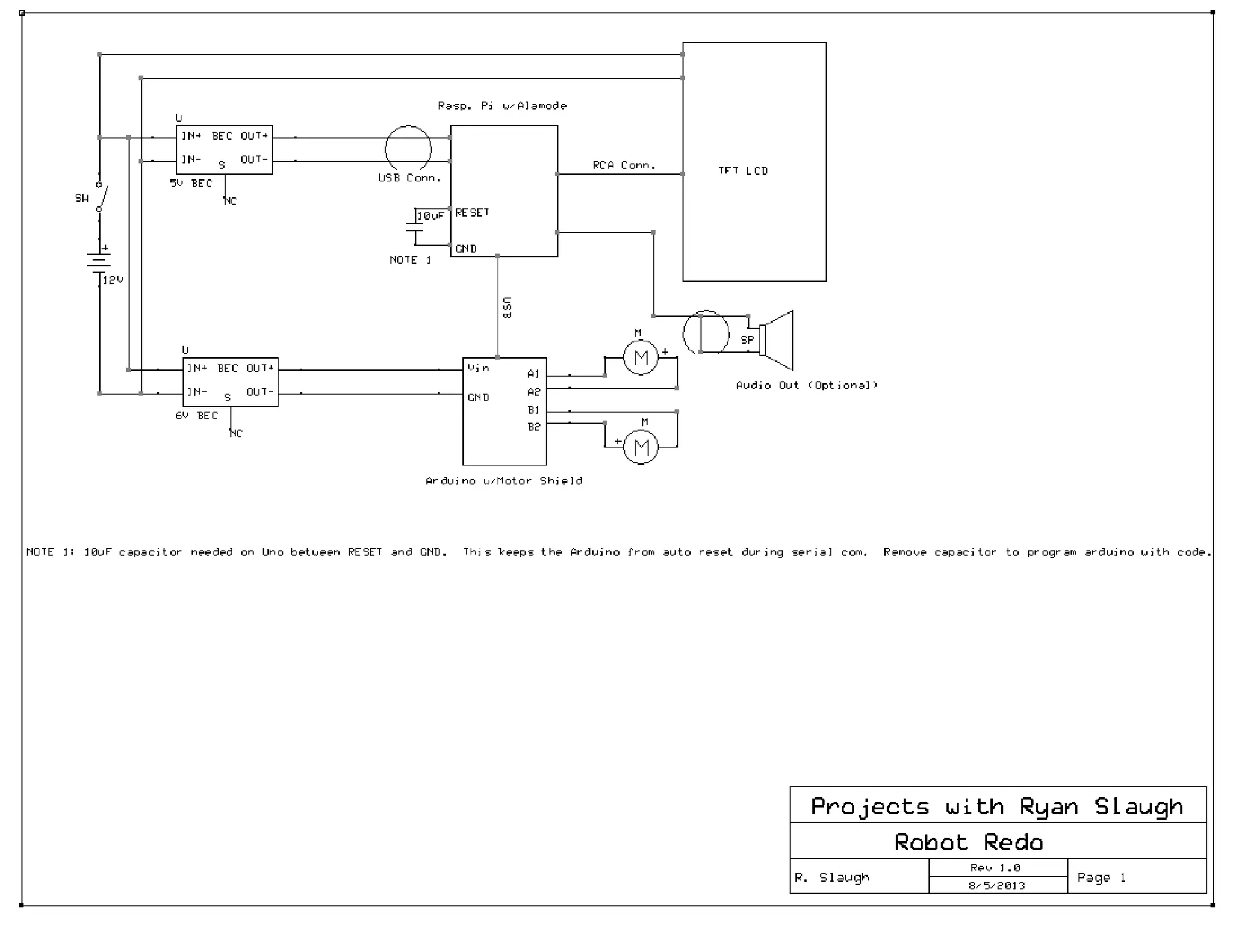 Robot Schematic | PDF
