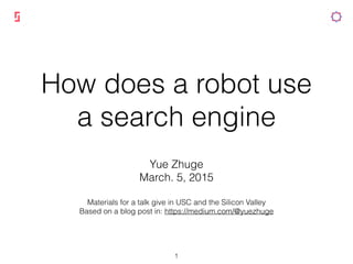 Robot Search Engine | PPT