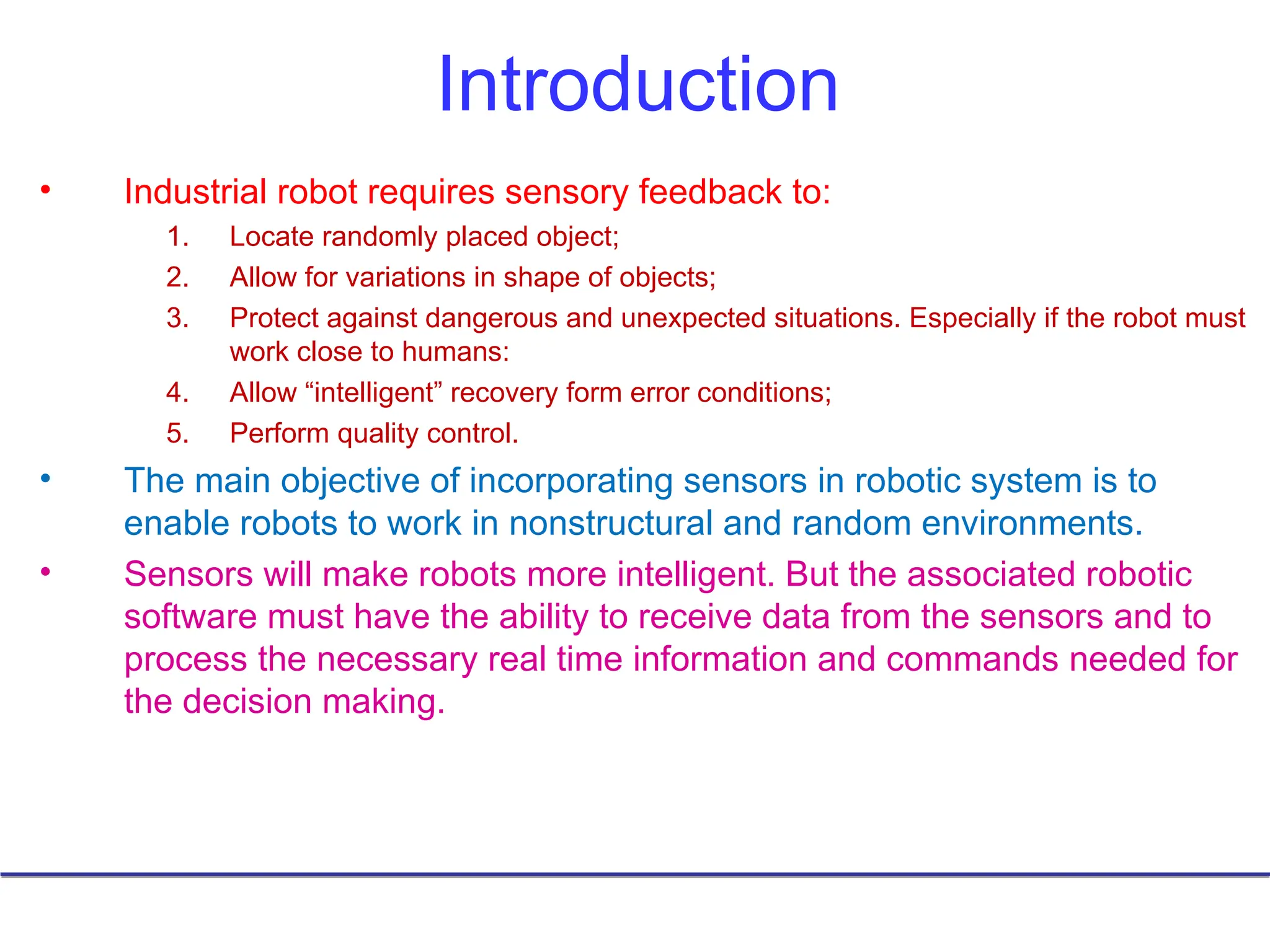 Robot Sensing, Sensors used in industrial applications.ppt