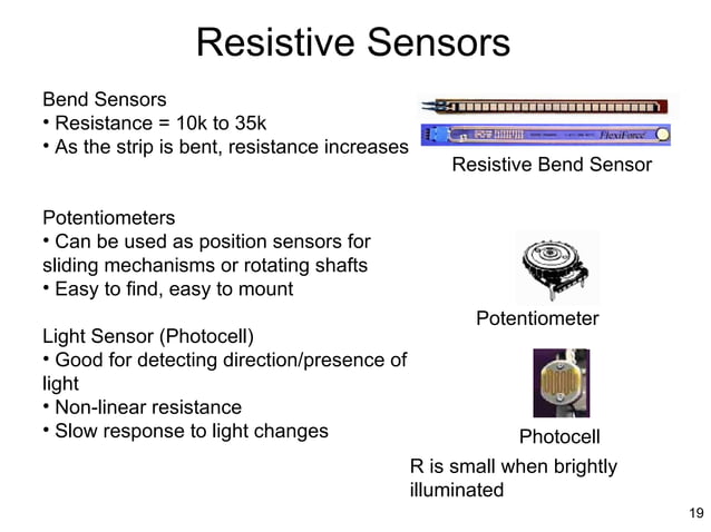 Robot Sensing, Sensors used in industrial applications.ppt | Computer Peripherals | Computing