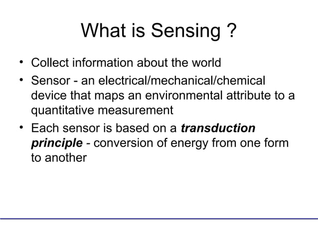 Robot Sensing, Sensors used in industrial applications.ppt | Computer ...