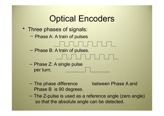 Robot Sensors and Actuators in robotics | PPTX