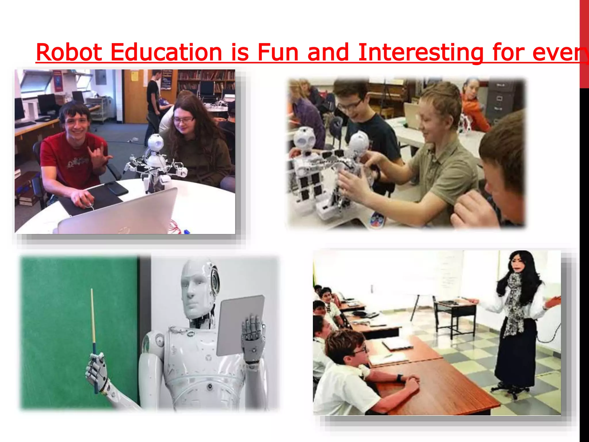 Robots in education | PPTX