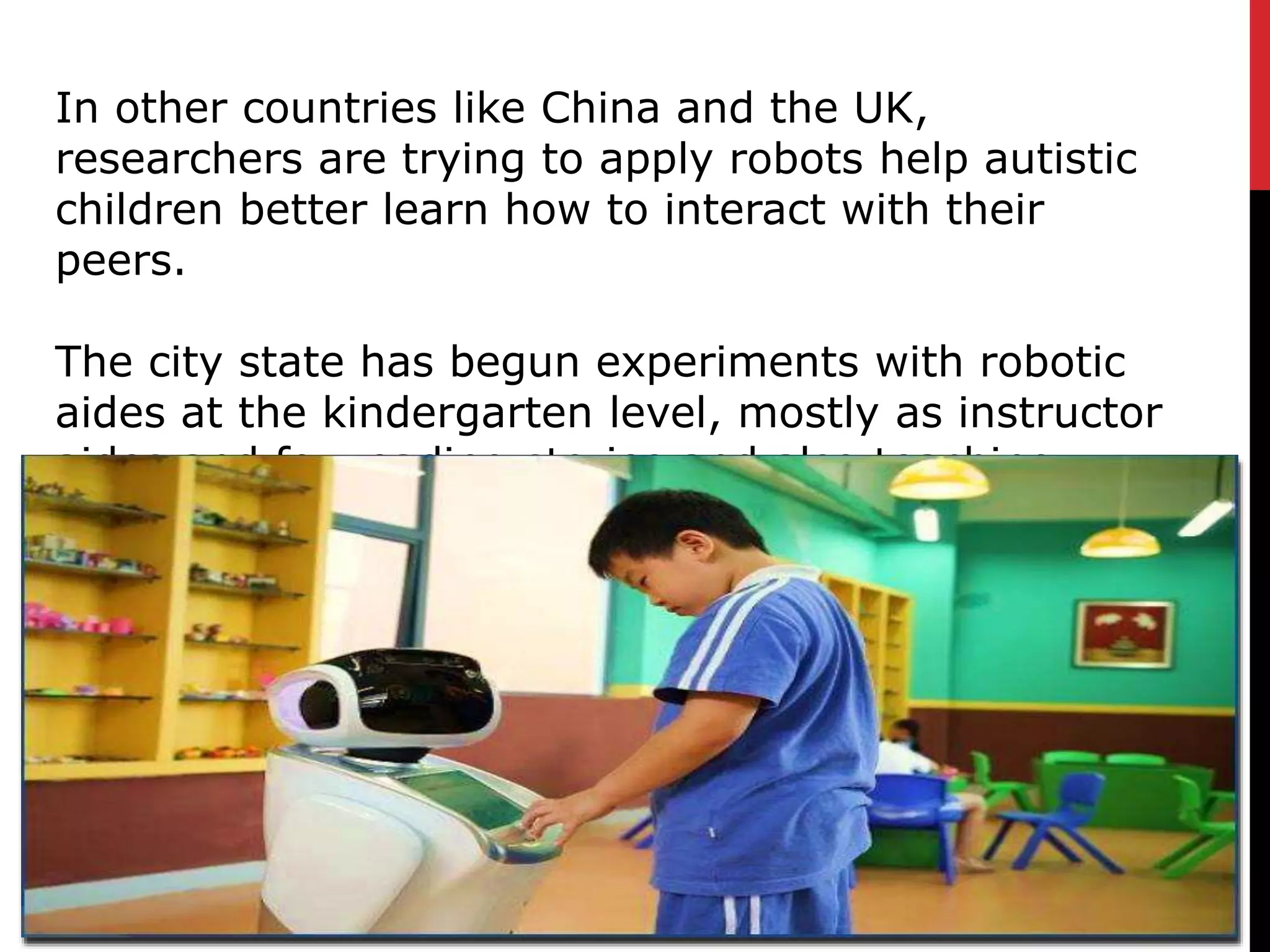 Robots in education | PPTX