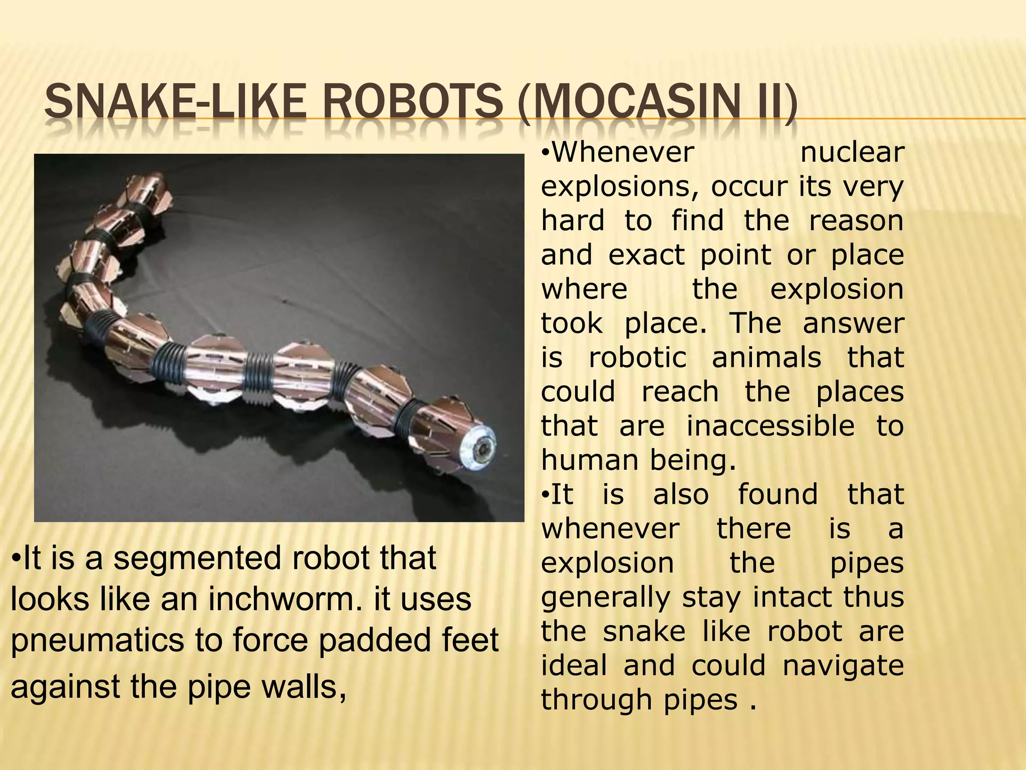 seminar on Robots in radioactive environment | PPTX