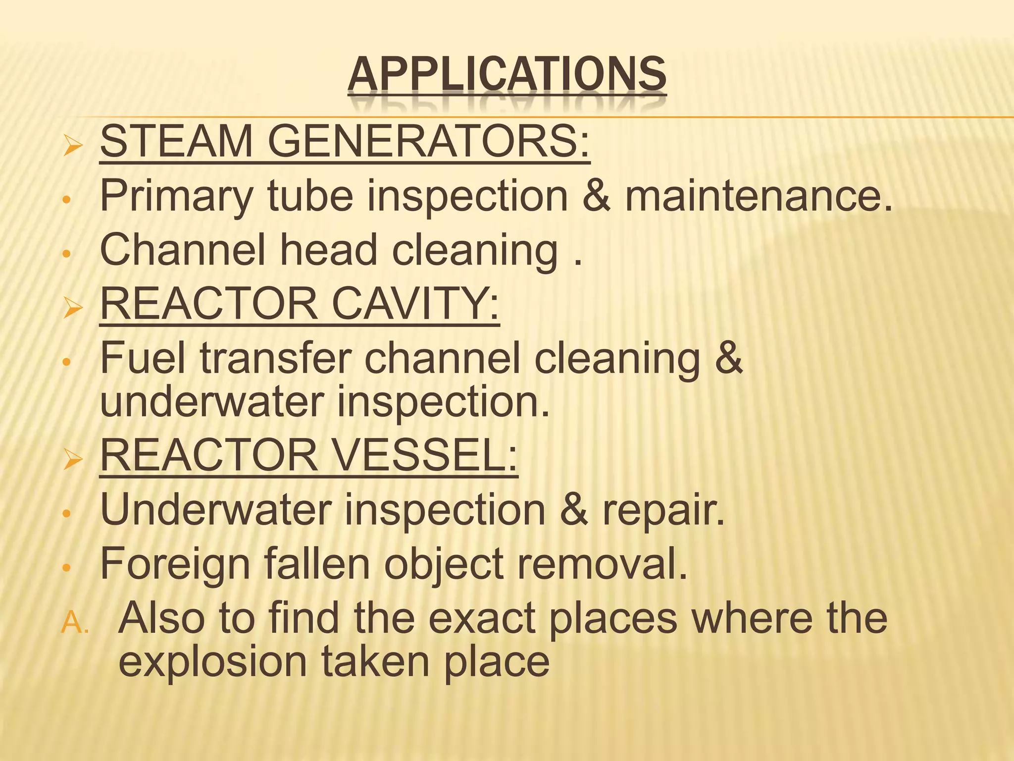 seminar on Robots in radioactive environment | PPTX