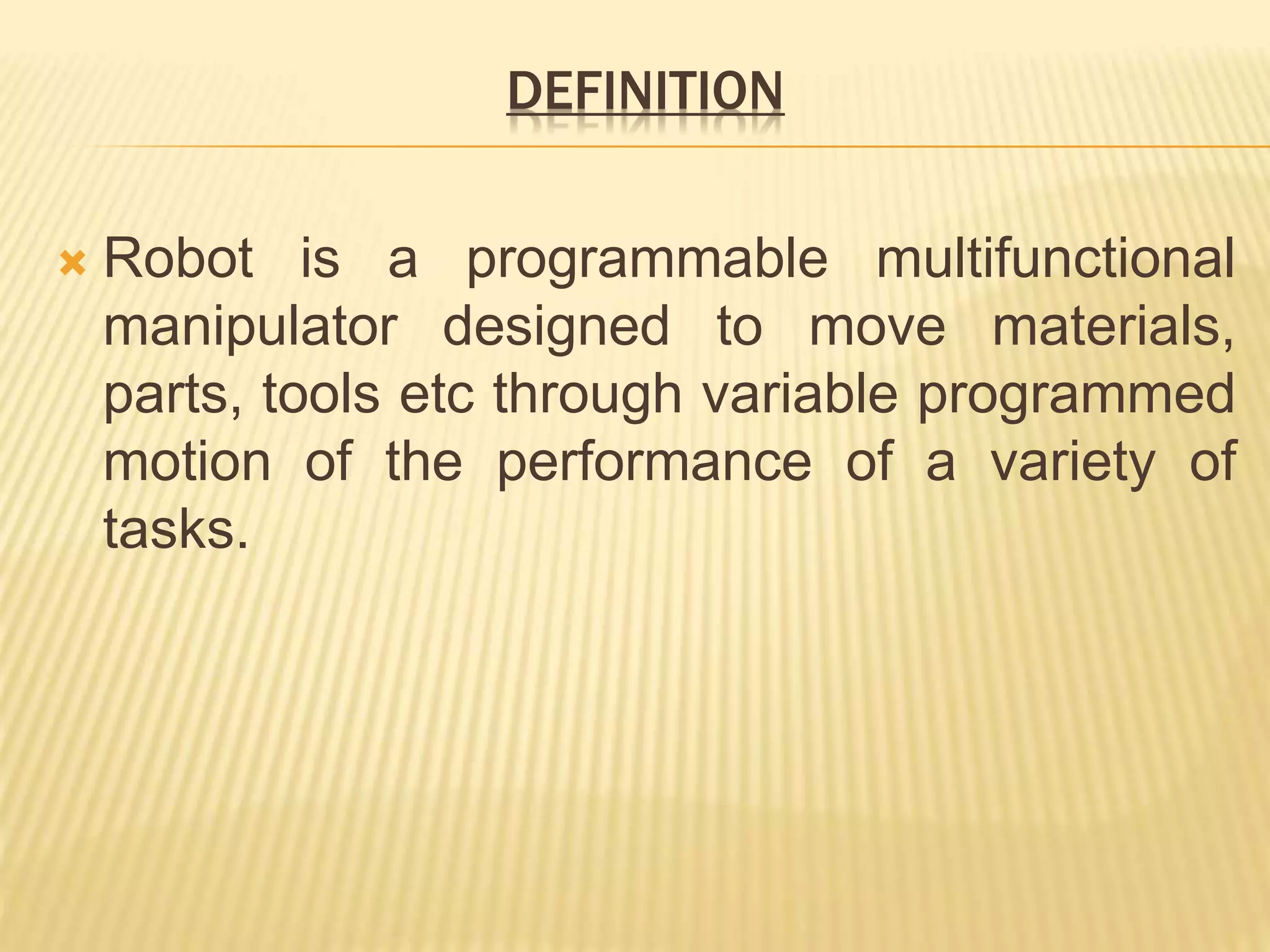 seminar on Robots in radioactive environment | PPTX