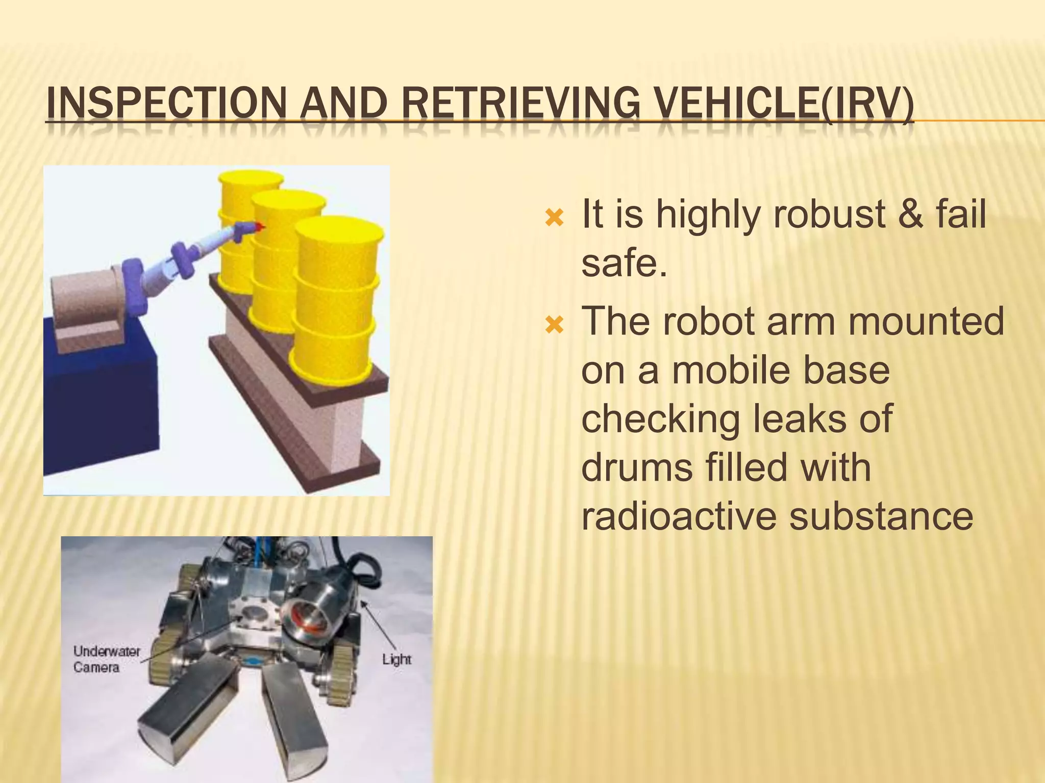 seminar on Robots in radioactive environment | PPTX