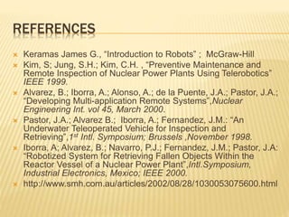 seminar on Robots in radioactive environment | PPTX