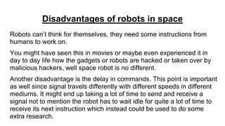 Robots in Space-1 | PPTX
