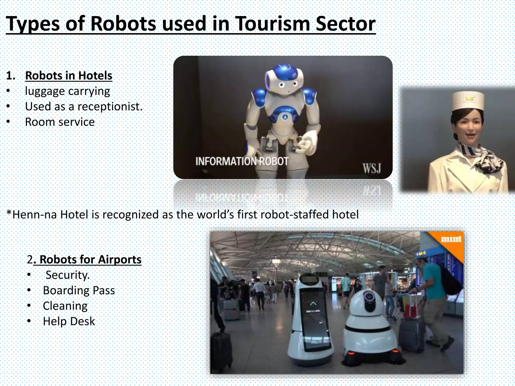 Robots in tourism | PPT