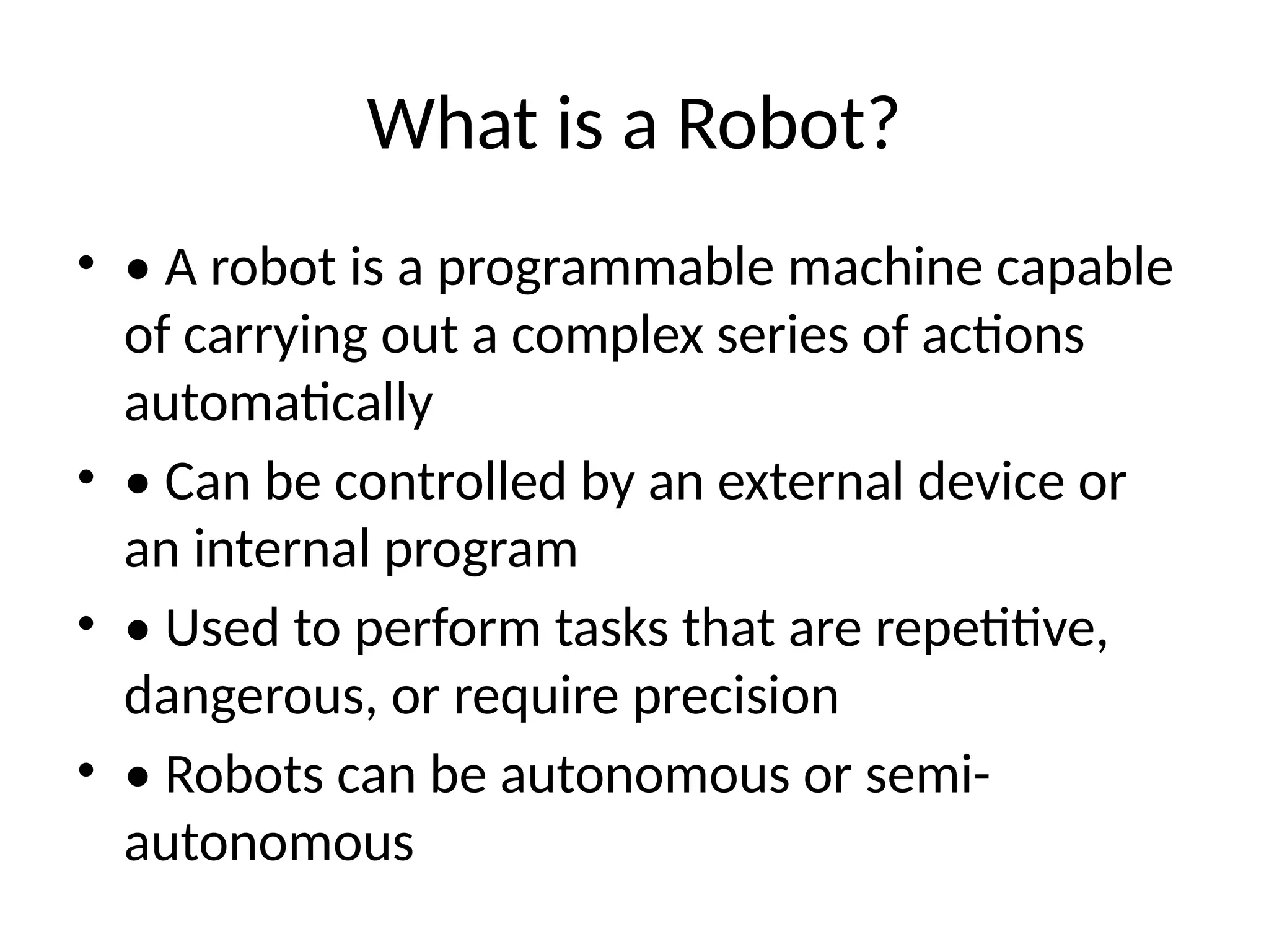 Robots_Presentation and it's brilliant form | PPTX