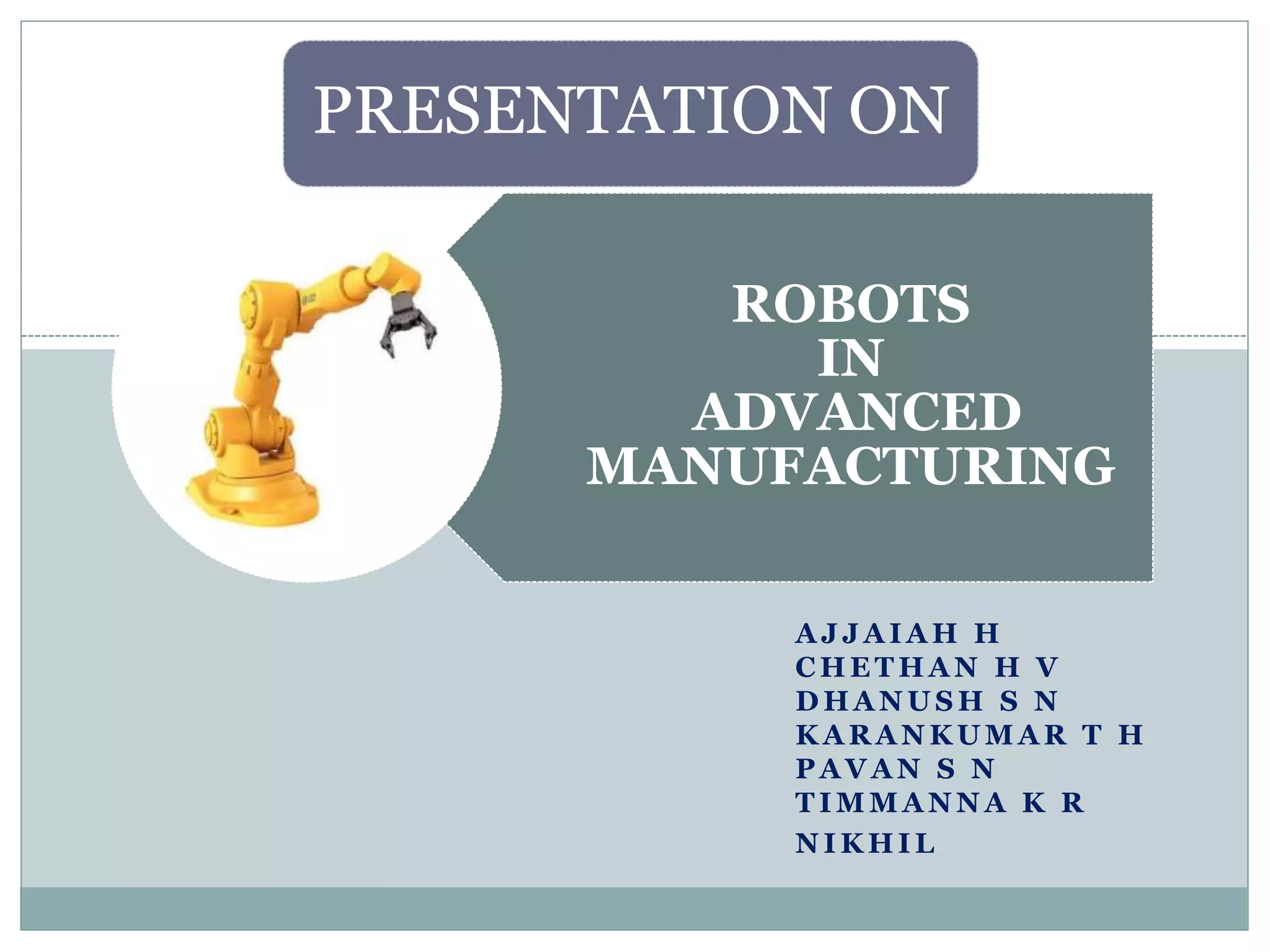 robots in advanced manufacturing .ppt