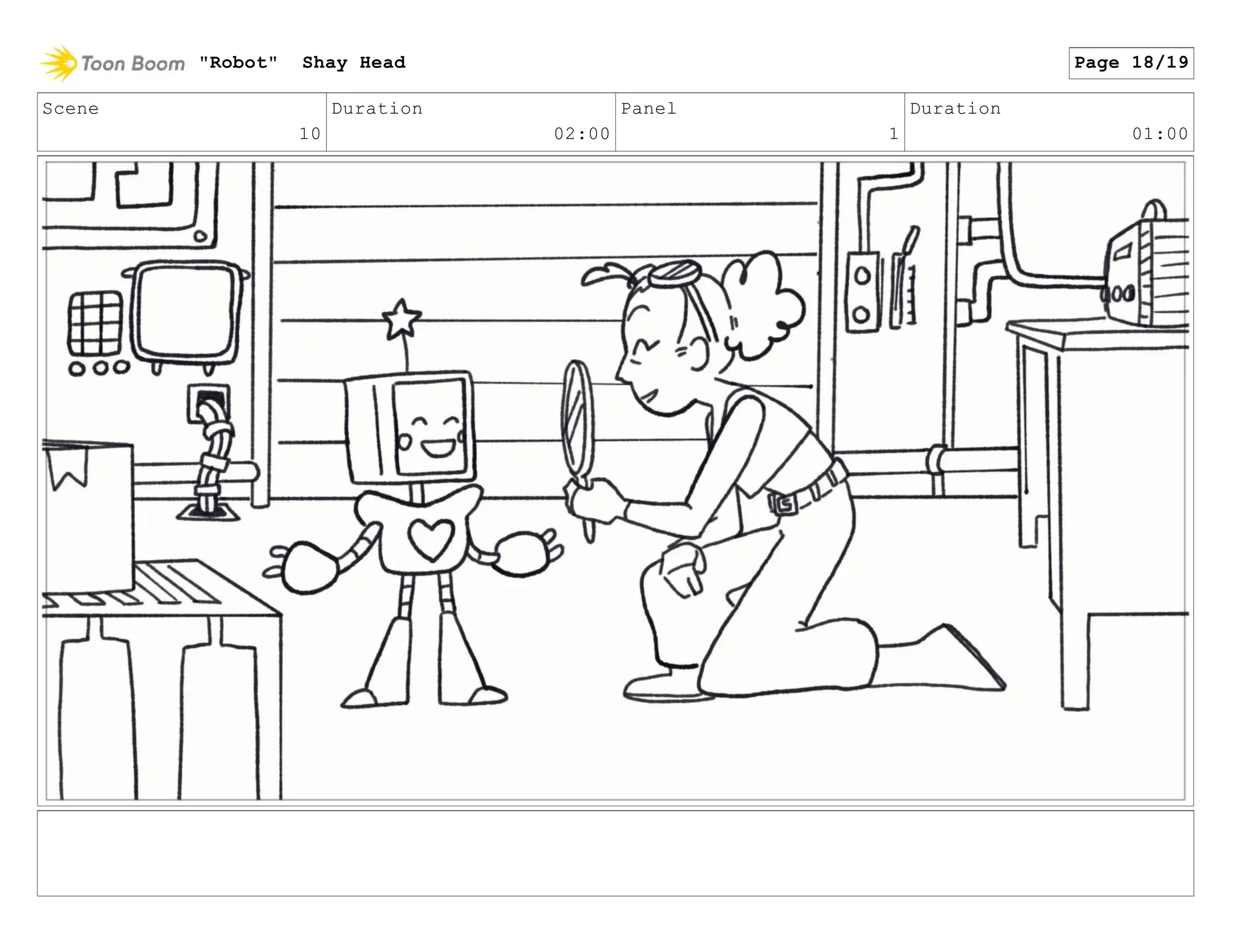 "Robot Makeover" Storyboard By Shay Head | PPT
