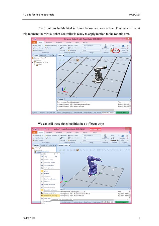 Robot studio abb | PDF | Robotics | Technology & Computing