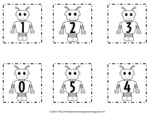 Robot subtraction freebie | PPT