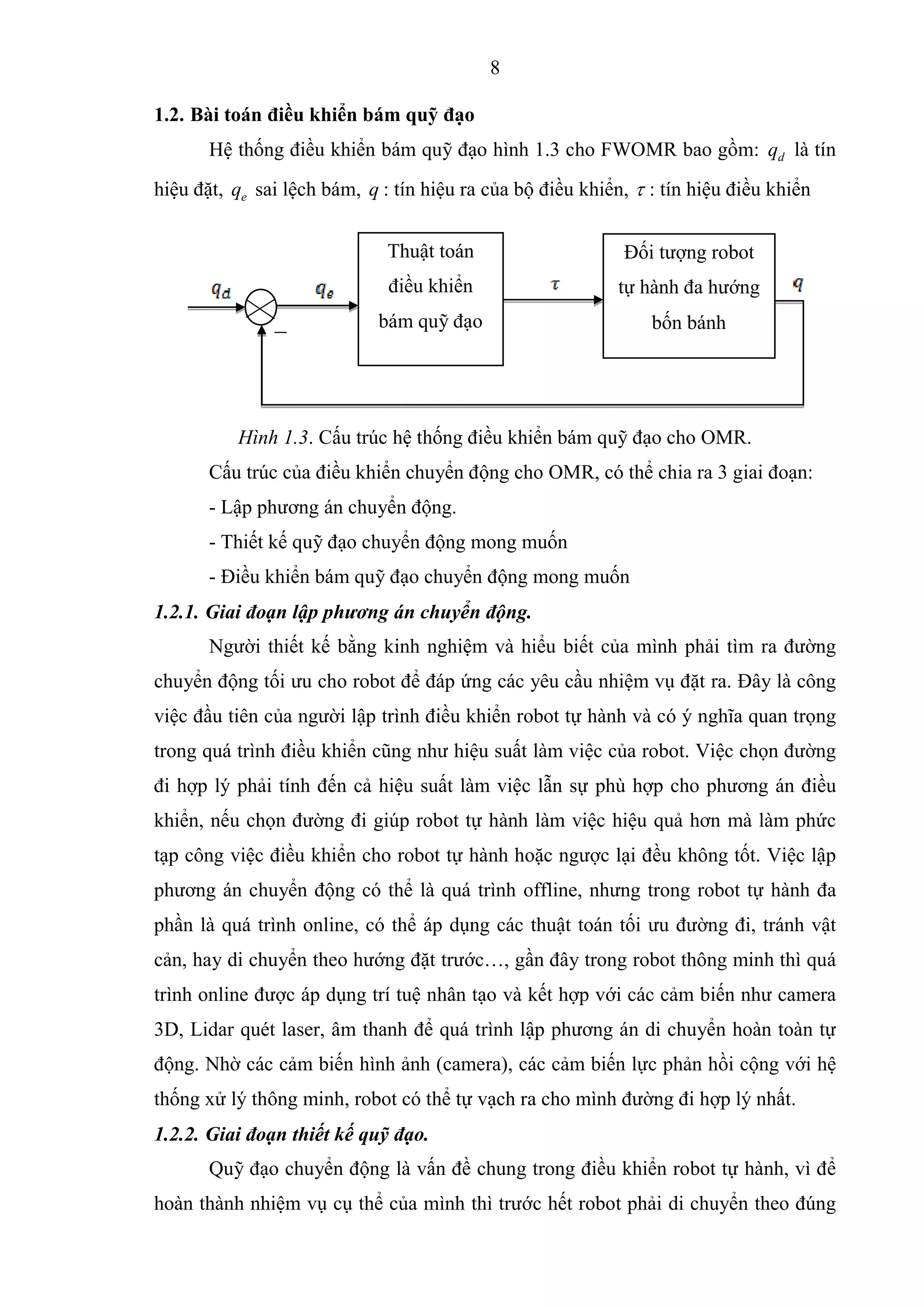 Robot tu hanh 4 banh da huong | PDF