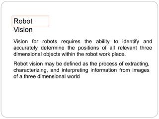 Robot vision | PPTX