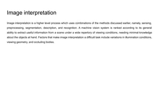 Robot Vision ,components for robot vision | PDF