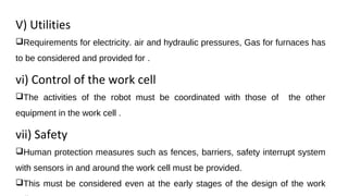 Robot work cell layout | PPT