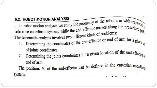 ROBOTICS-ROBOT KINEMATICS AND ROBOT PROGRAMMING | PPTX