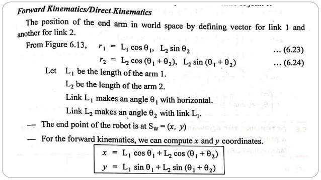 ROBOTICS-ROBOT KINEMATICS AND ROBOT PROGRAMMING | PPTX