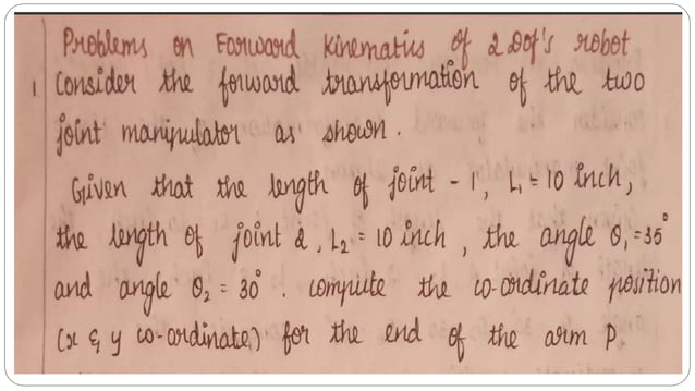 ROBOTICS-ROBOT KINEMATICS AND ROBOT PROGRAMMING | PPTX