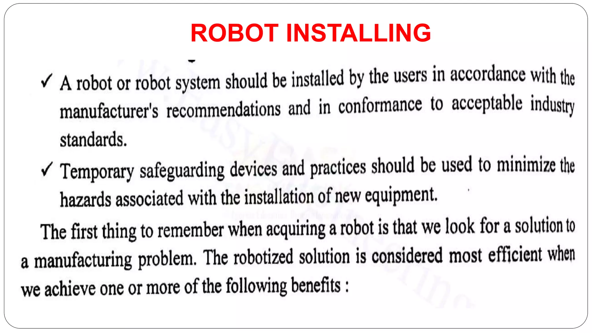 ROBOTICS- IMPLEMENTATION AND ROBOT ECONOMICS | PPTX