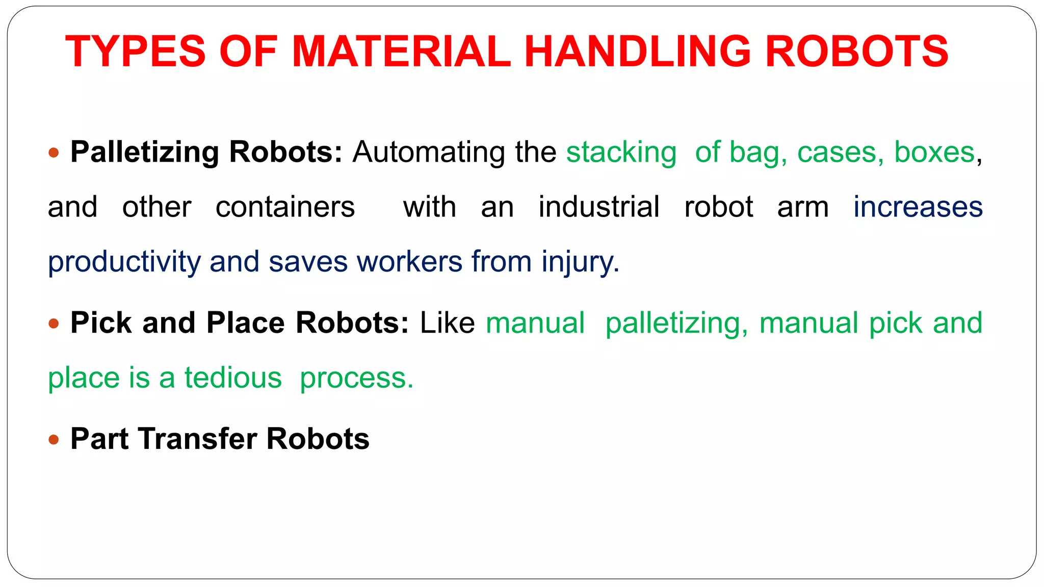 ROBOTICS- IMPLEMENTATION AND ROBOT ECONOMICS | PPTX