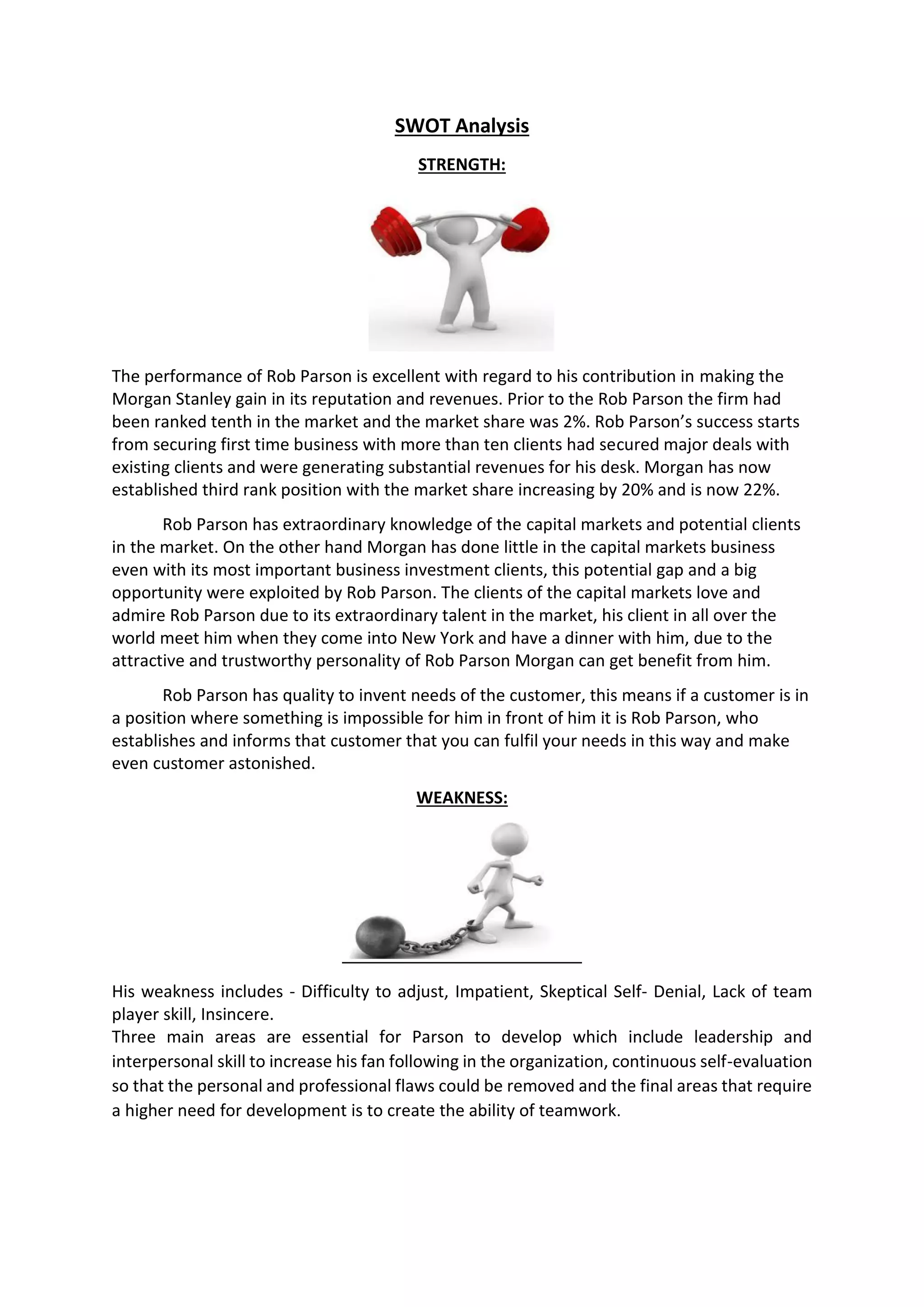 CASE STUDY OF Rob Parson | PDF