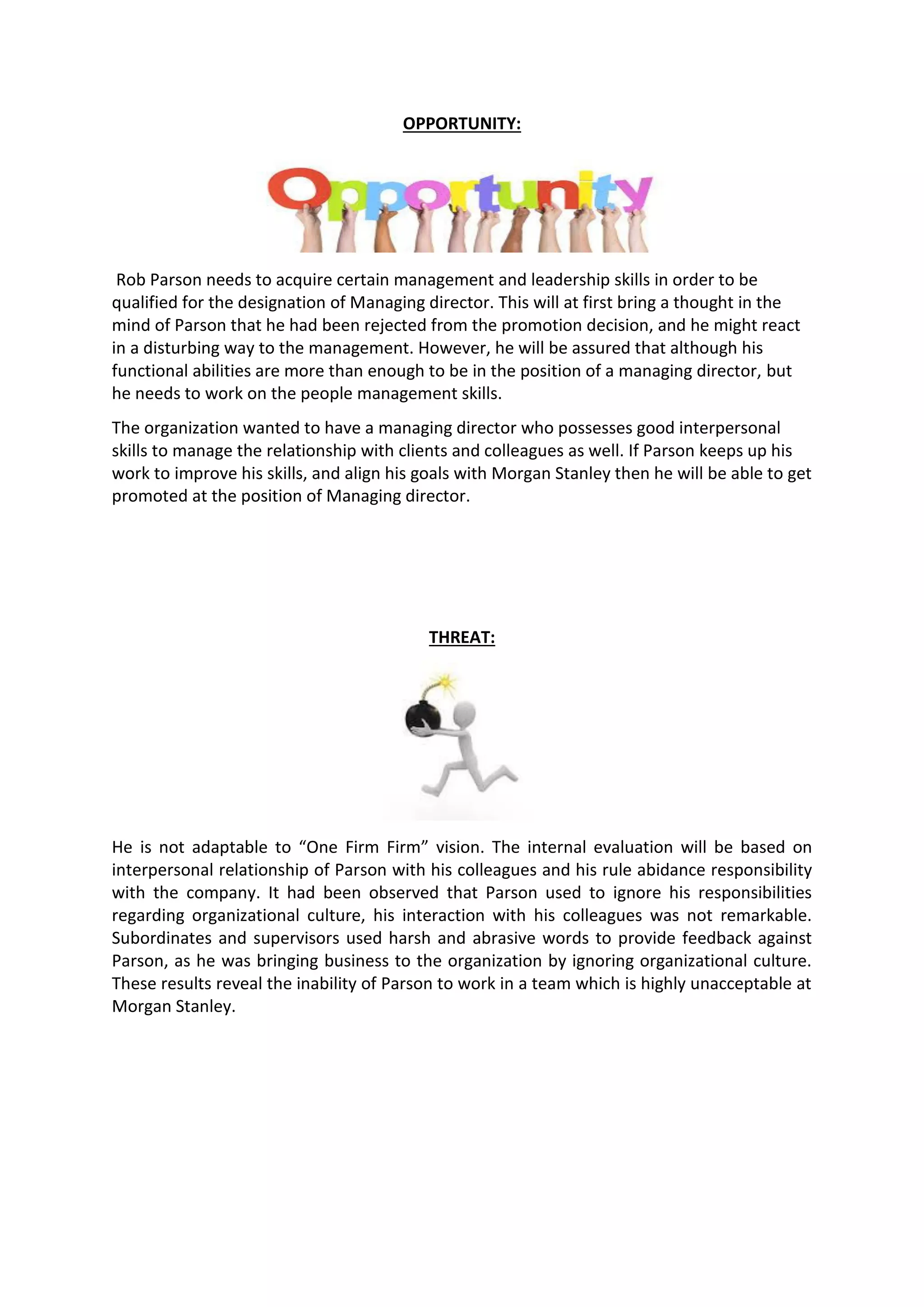 CASE STUDY OF Rob Parson | PDF