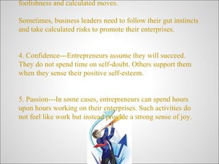 Rob semaan on what makes entrepreneurs successful presentation.ppt