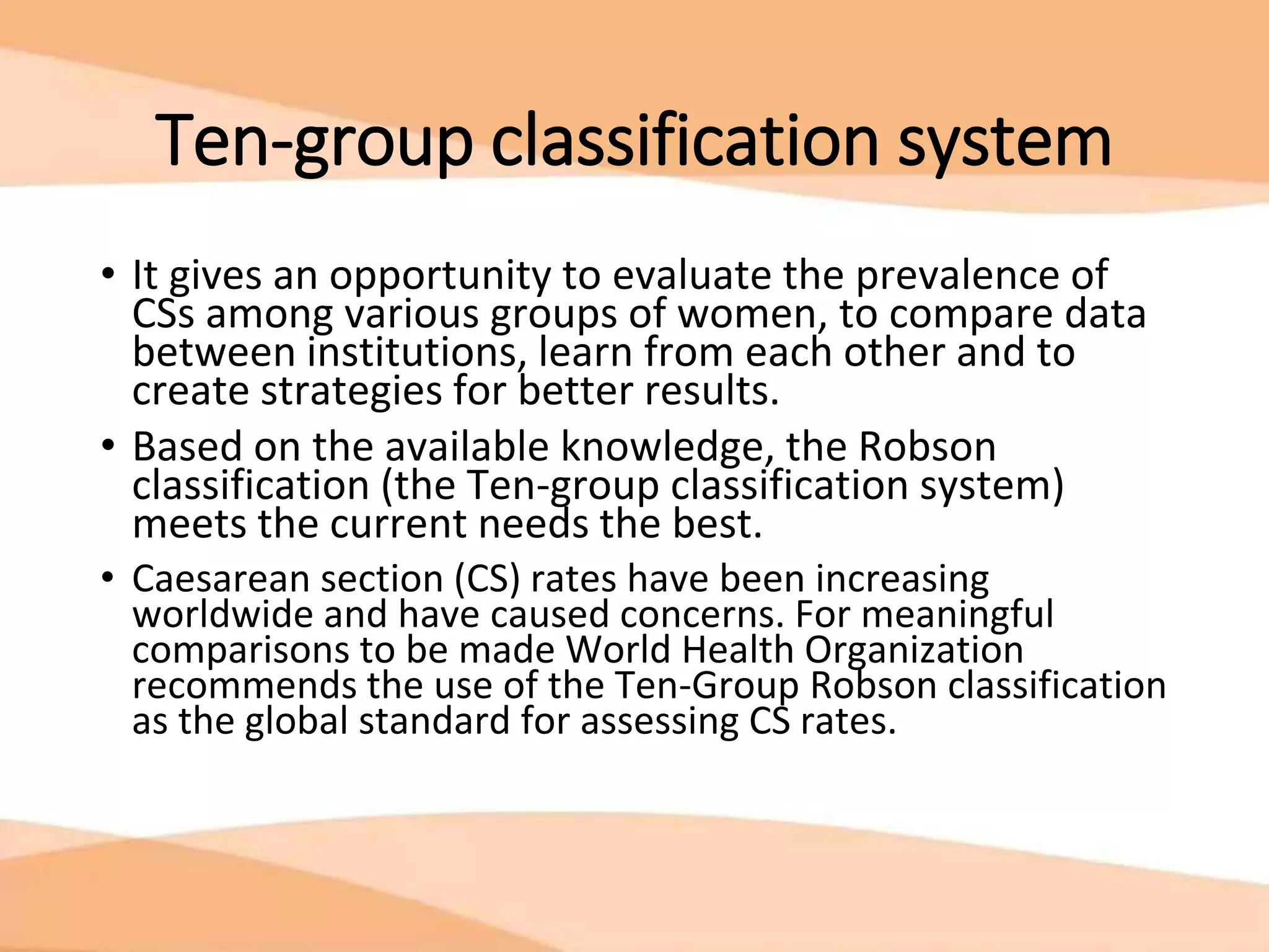 Robson classification Dr. Iqra Malik.ppt