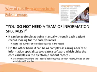 Robson classification Dr. Iqra Malik.ppt