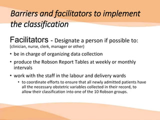 Robson classification Dr. Iqra Malik.ppt