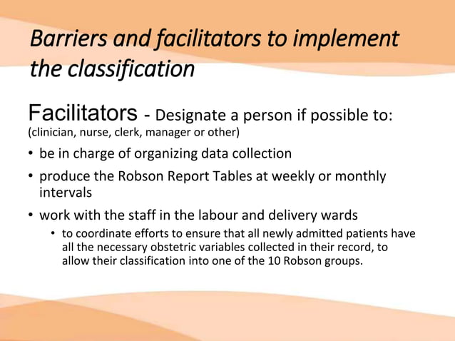 Robson classification Dr. Iqra Malik.ppt | Pregnancy | Reproductive Health