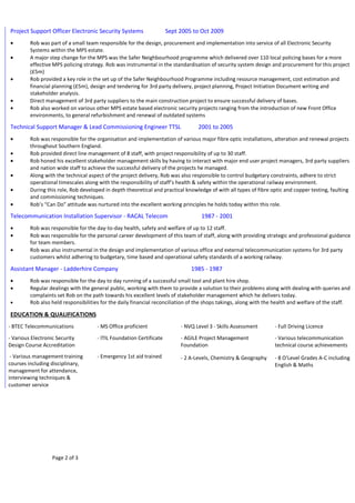 Rob stringer cv_feb_16 | PDF