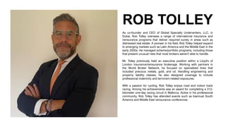 Rob Tolley London | PDF | Insurance | Personal Finance
