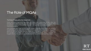 Rob Tolley London - The Role of Managing General Agents | PDF ...