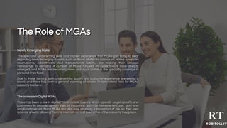 Rob Tolley London - The Role of Managing General Agents | PDF ...