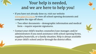 Roland Rogers Elementary School Back to School Night 2018 | PPT