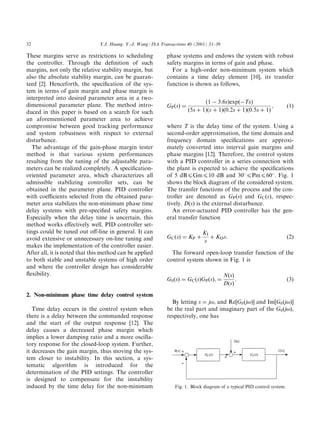 Robust PID controller design for non-minimum phase time delay systems | PDF