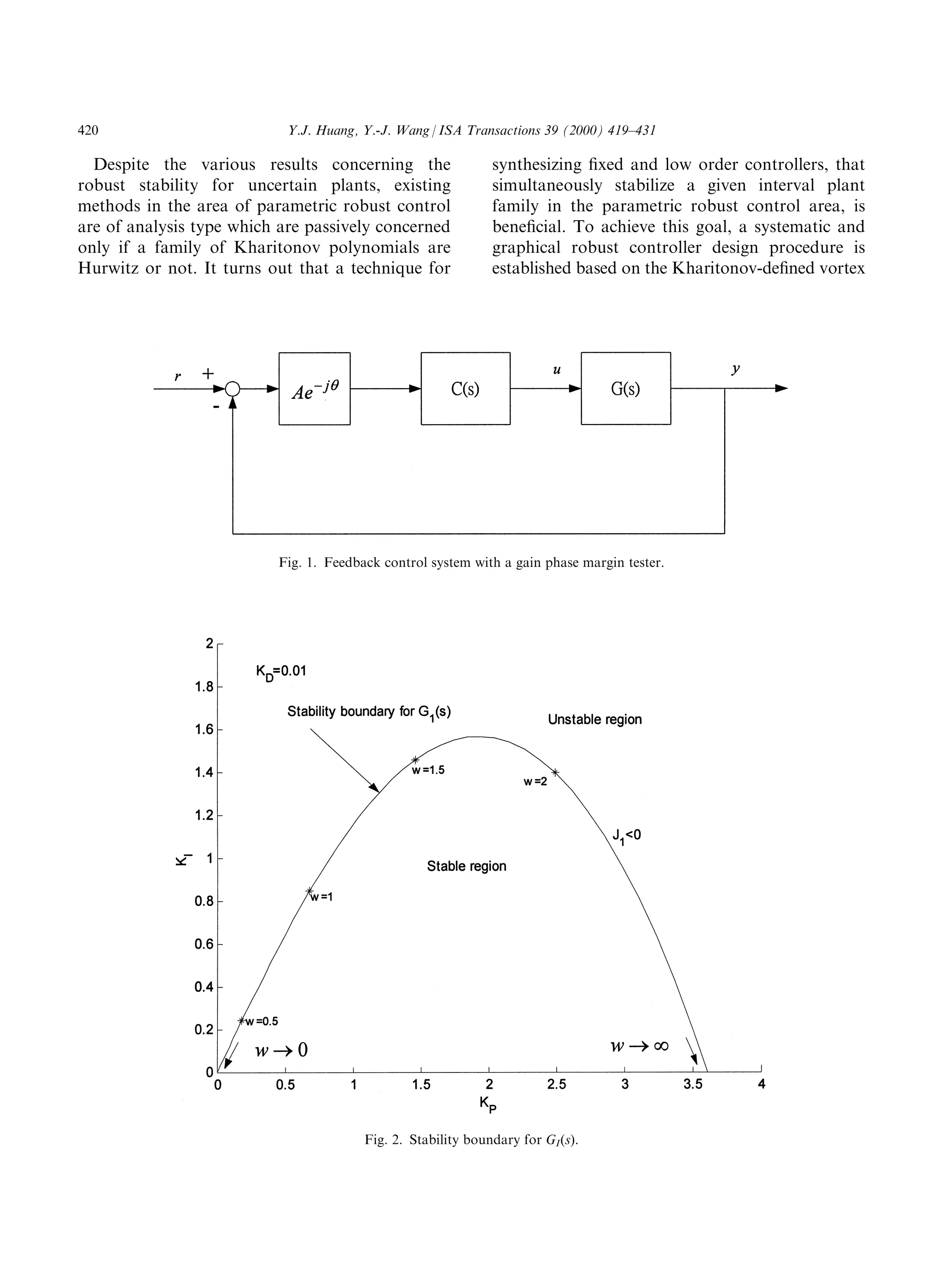 Robust PID tuning strategy for uncertain plants based on the Kharitonov theorem | PDF