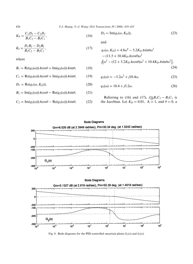 Robust Pid Tuning Strategy For Uncertain Plants Based On The Kharitonov Theorem Pdf
