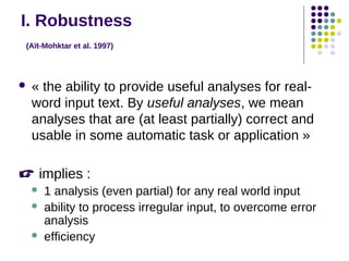 Robust rule-based parsing | PPT